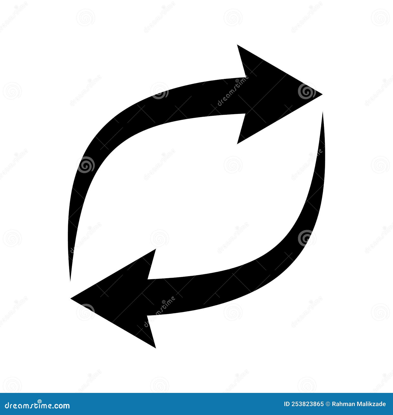 Repost or Reshare Icon. Social Media Repost Vector Illustration Stock ...