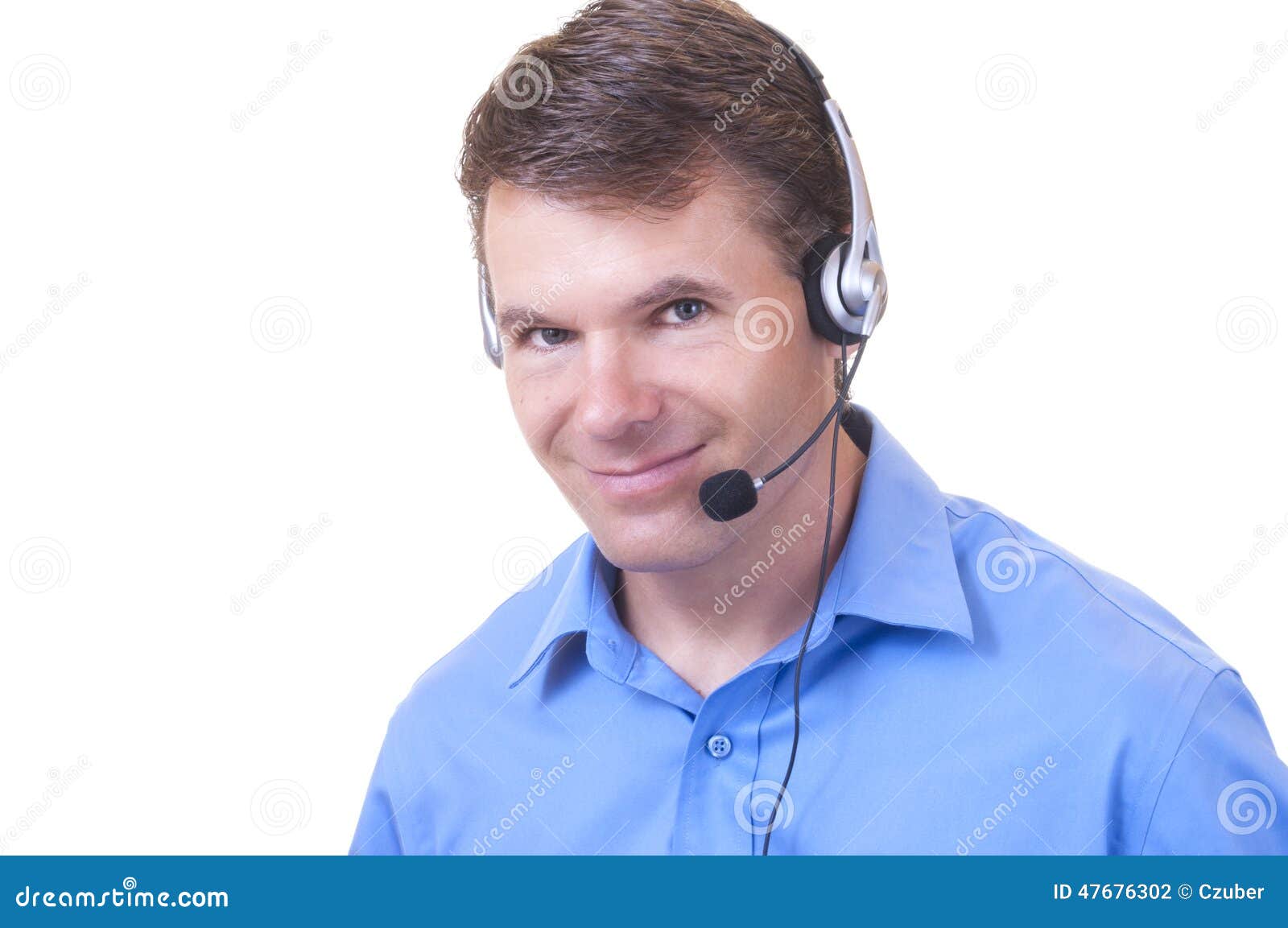 Representante Del Servicio De Atención Al Cliente Foto de archivo ...