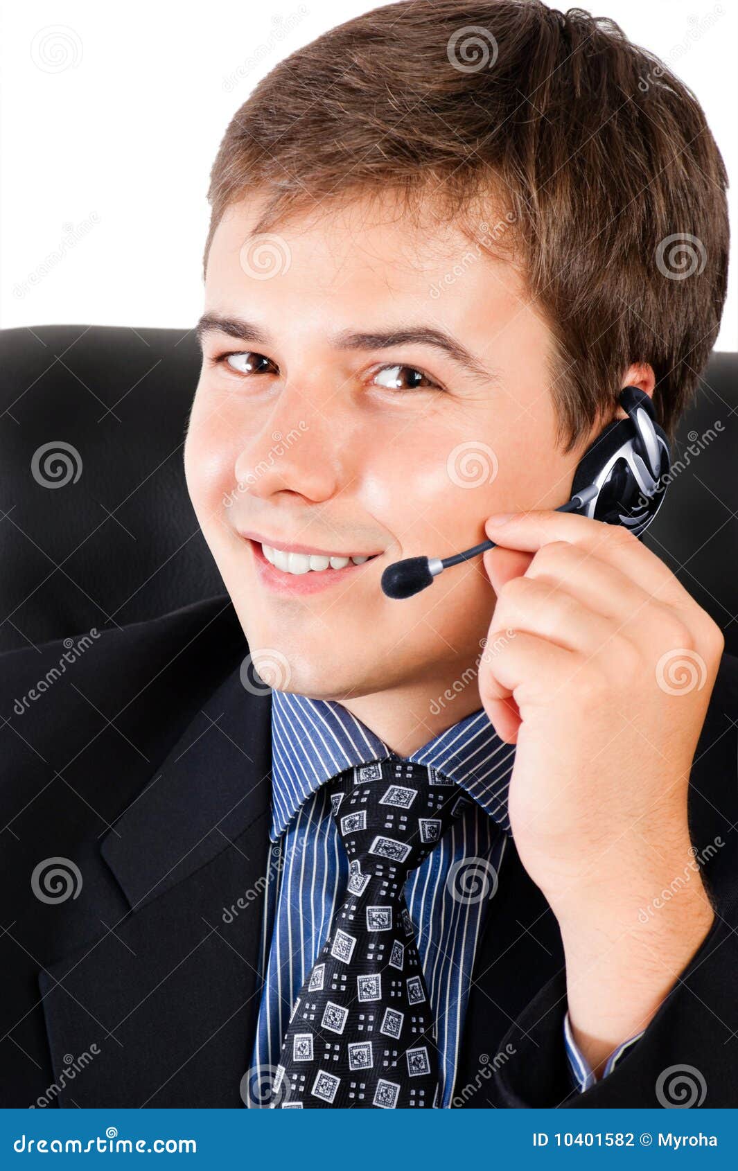 Representante Do Apoio a O Cliente Foto de Stock - Imagem de adulto ...