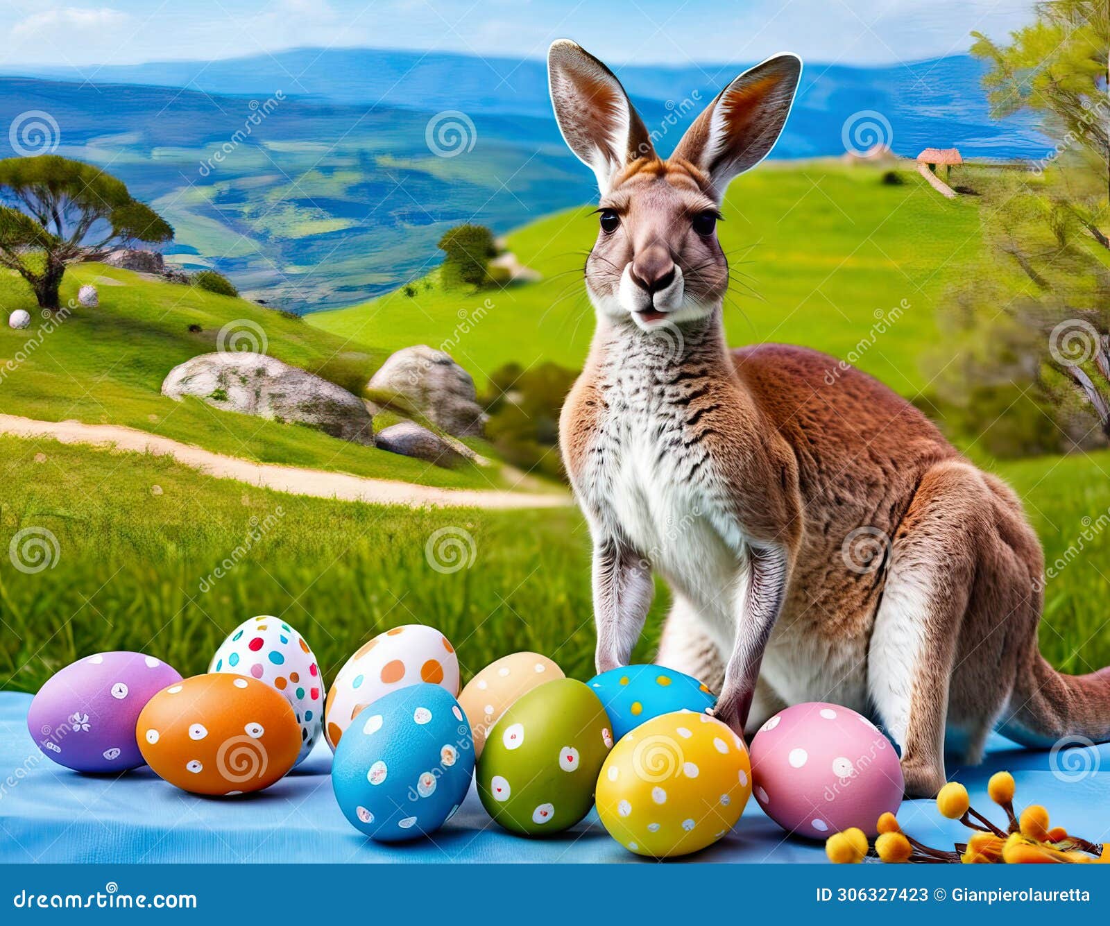 A Representation of Australian Easter. There is the Easter Kangaroo ...