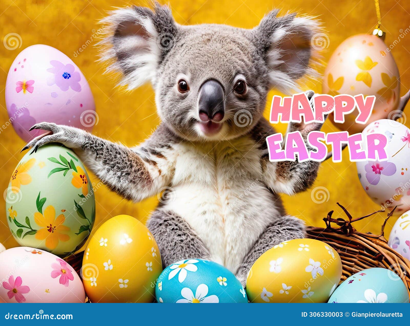 A Representation of Australian Easter. Stock Illustration ...