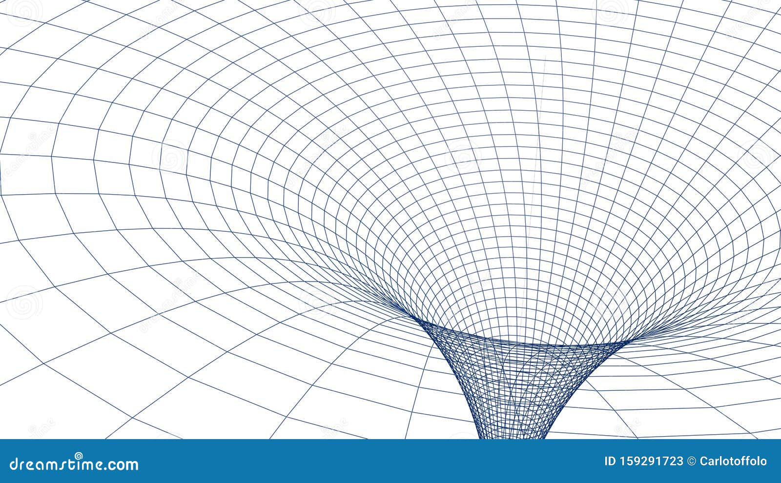 Black Hole Grid Graphic