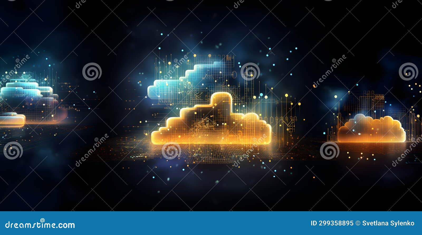 Representation of Blockchain and Big Data . Cloud Computing Network ...