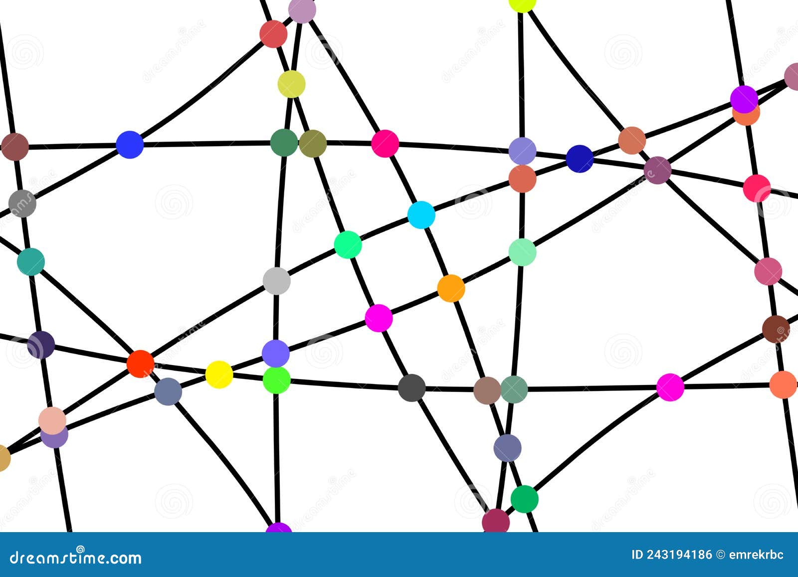 Representation Drawing Of Intersection Nodes In The Network Environment ...