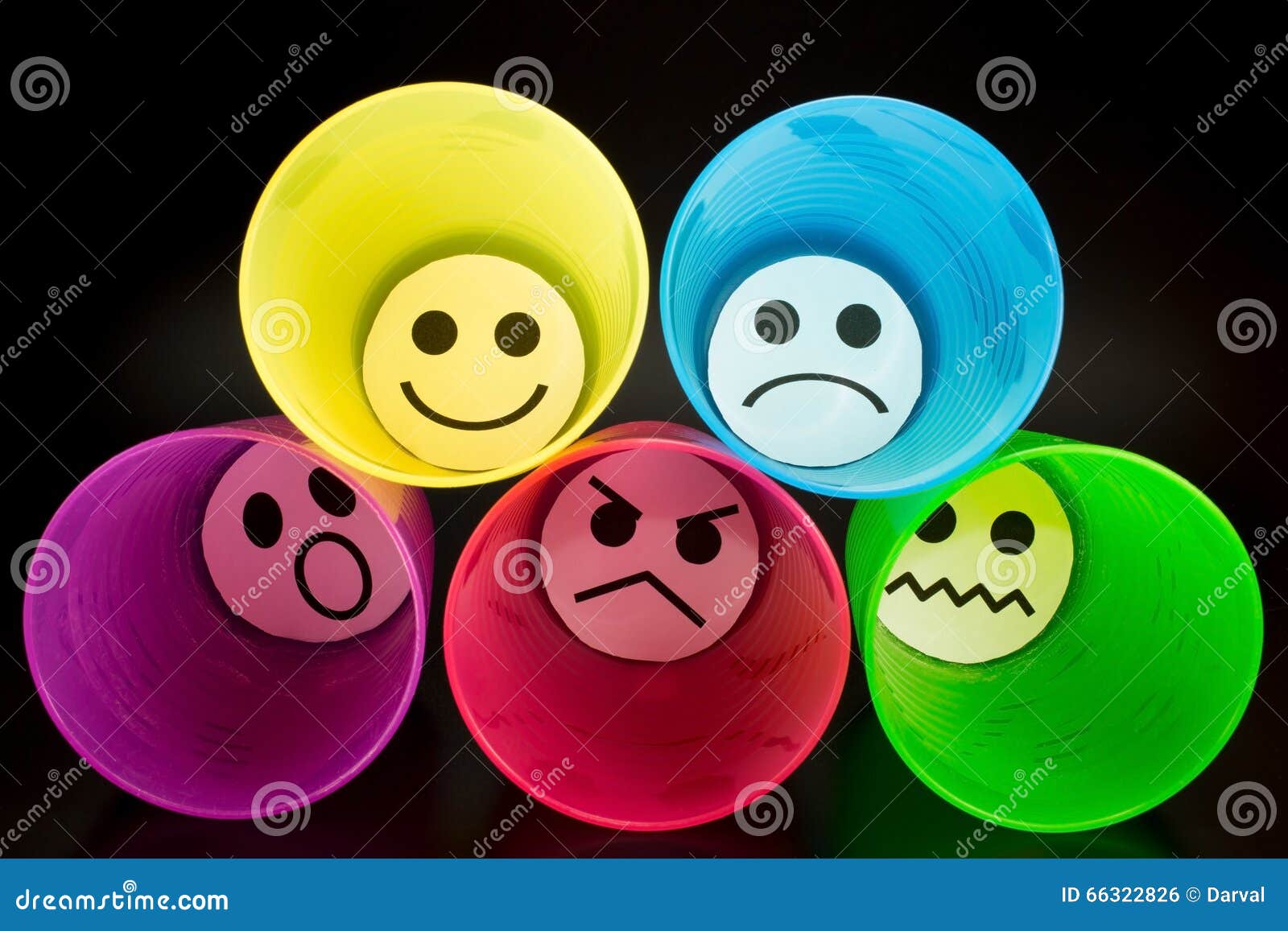 Representation of emotions stock photo. Image of brain - 66322826