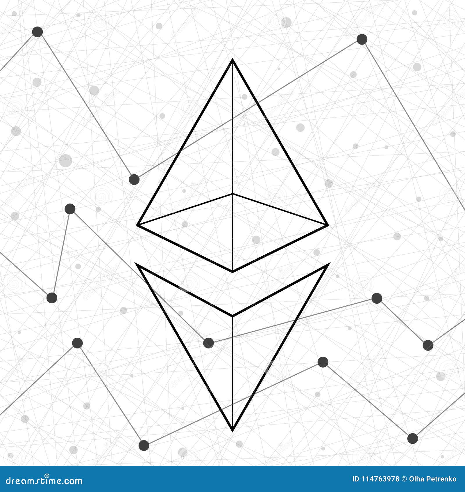 Representation of the Ethereum Network. Editorial Stock Photo ...