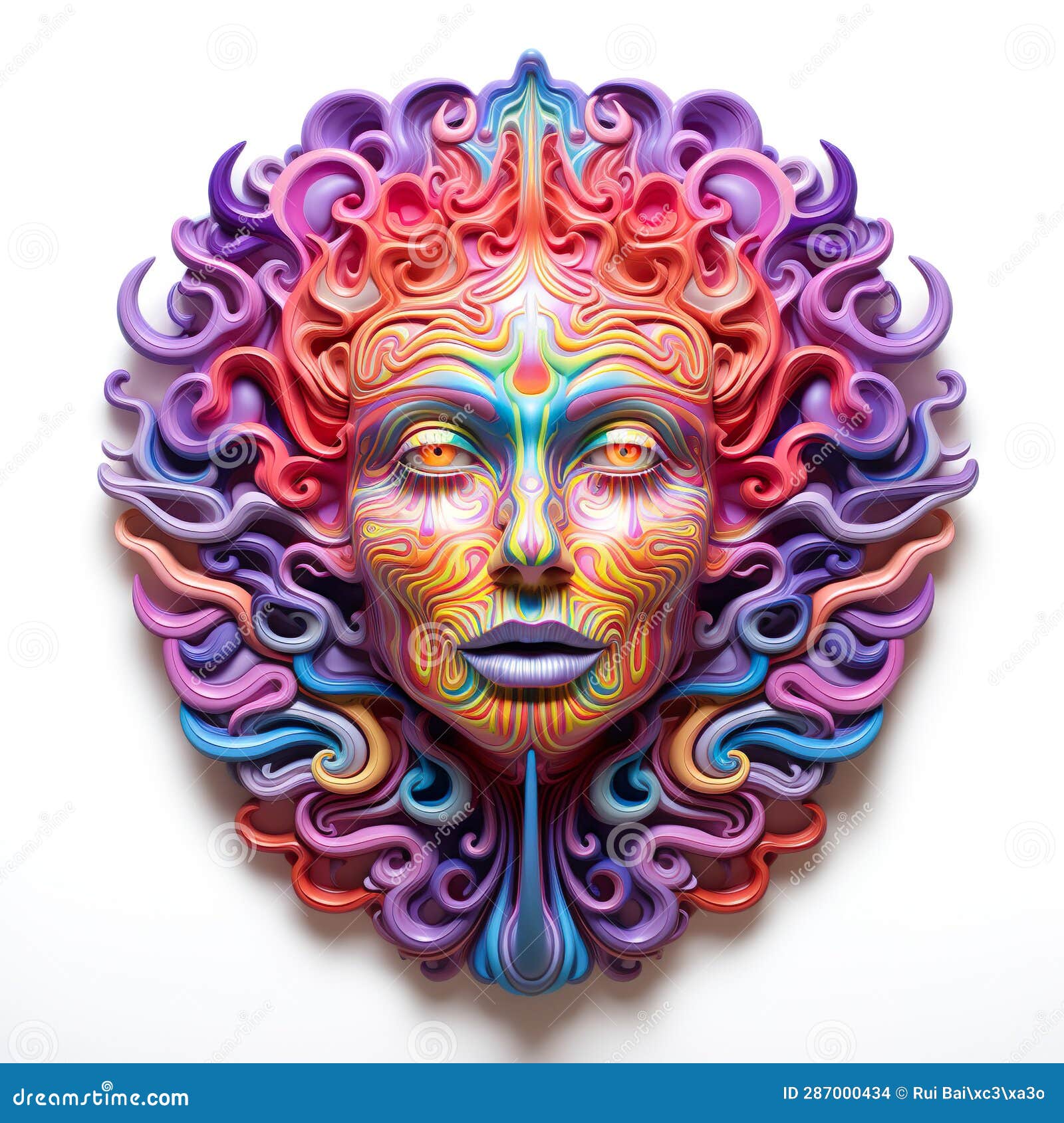 A Mythical Entity Of Fire Transforming And Evolving With Each Burst Of ...