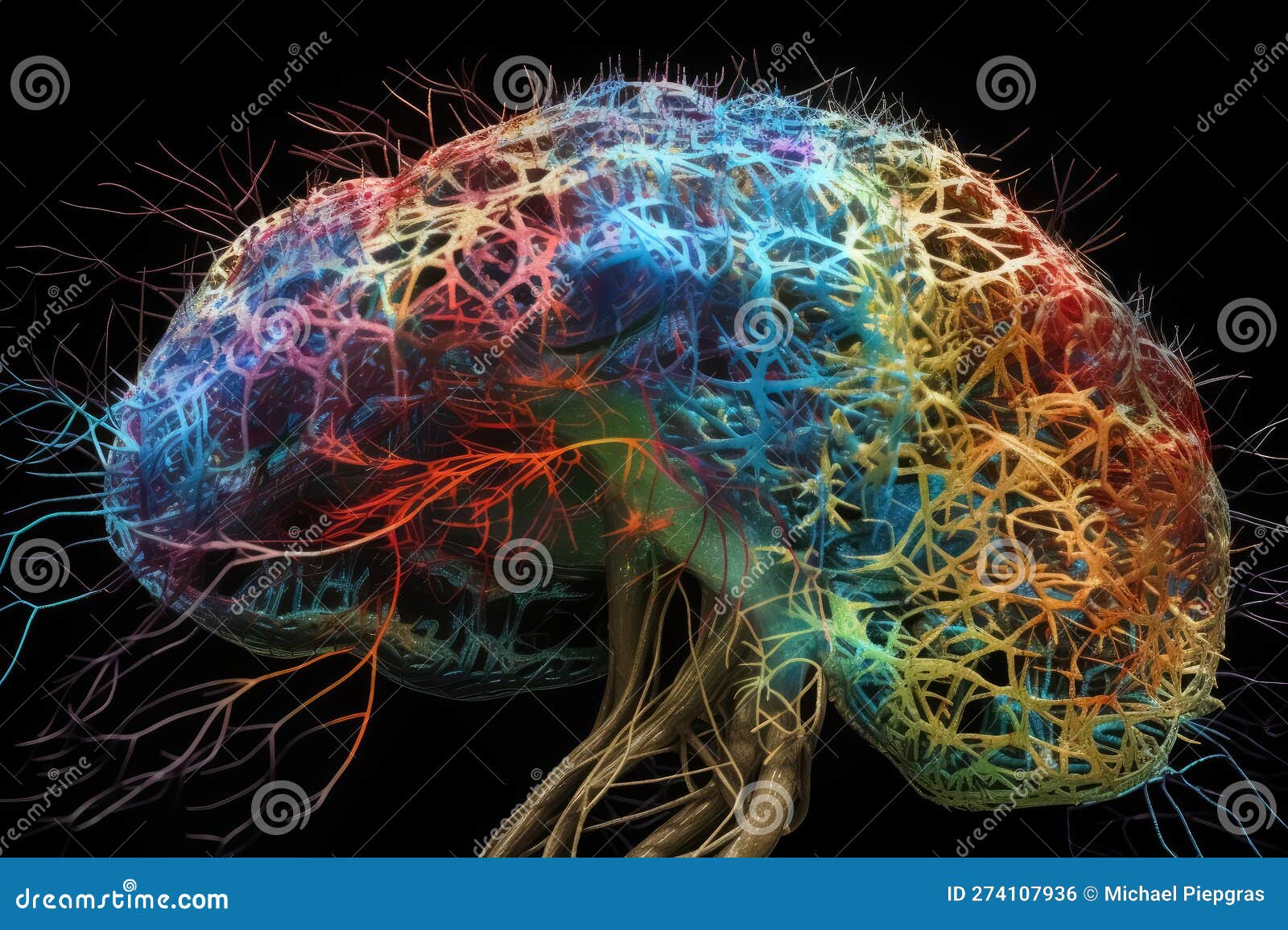 A Representation of Neuroplasticity the Human Brain Created with ...