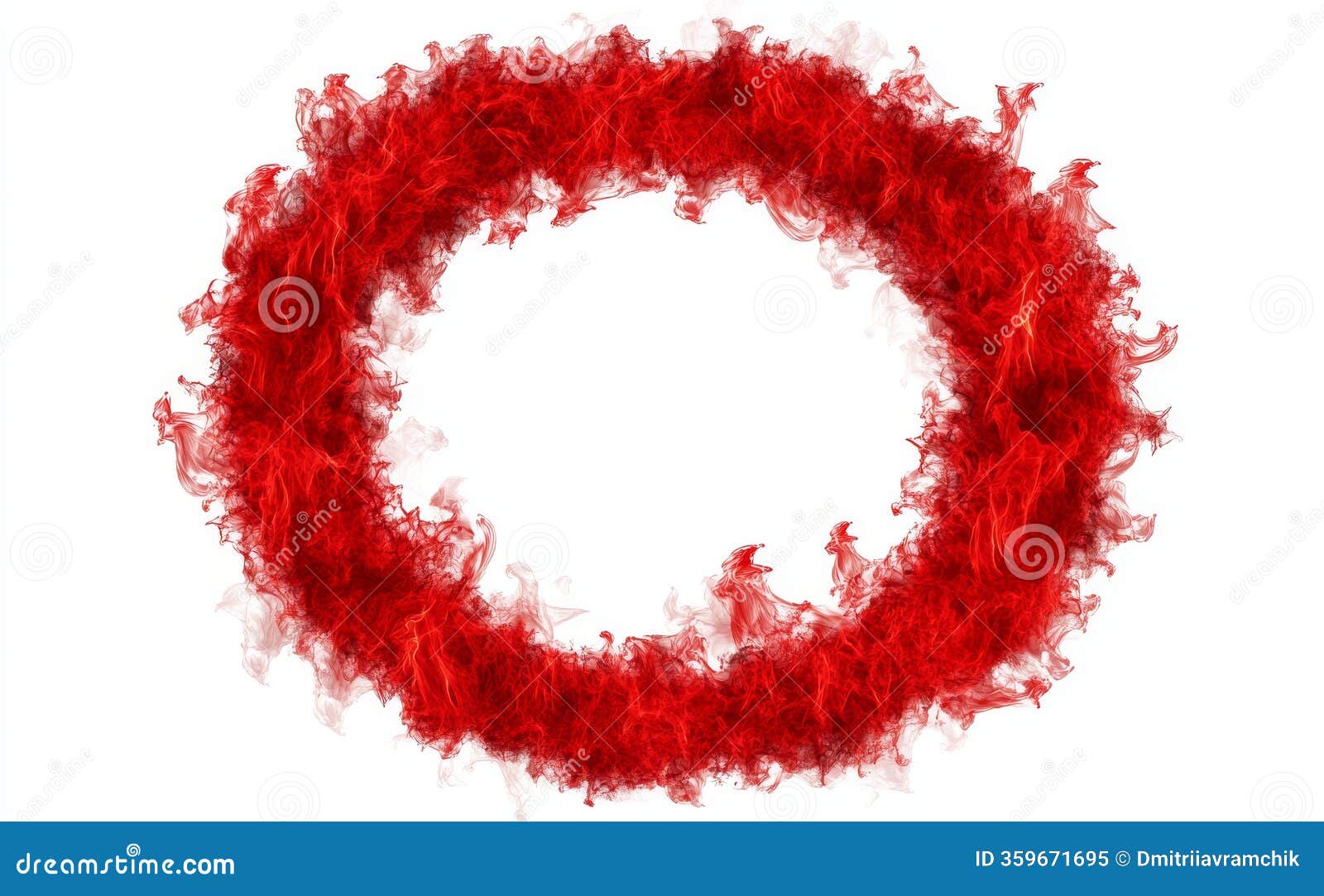 A Representation of a Red Circle Icon Generating Fire, on a Transparent ...