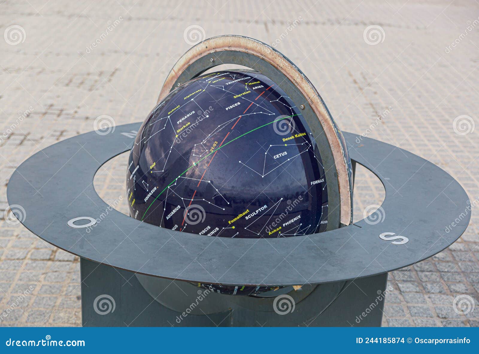 Model Representation of the Constellations Stock Photo - Image of ...