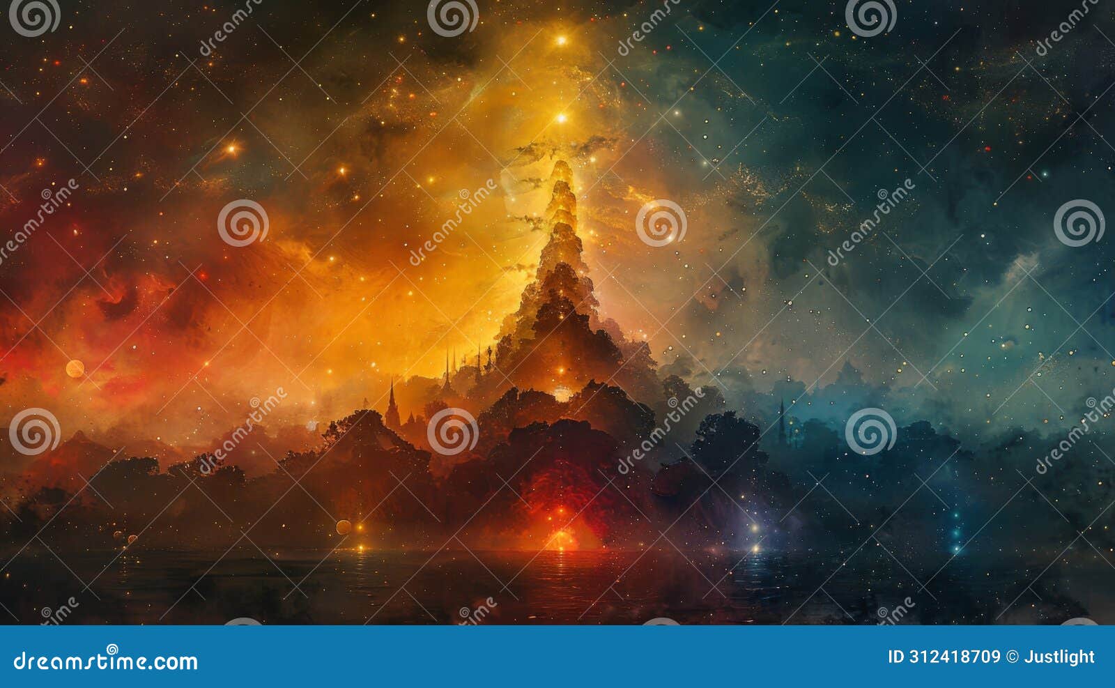 A Representation of the Universal Life Force with Each Layer ...