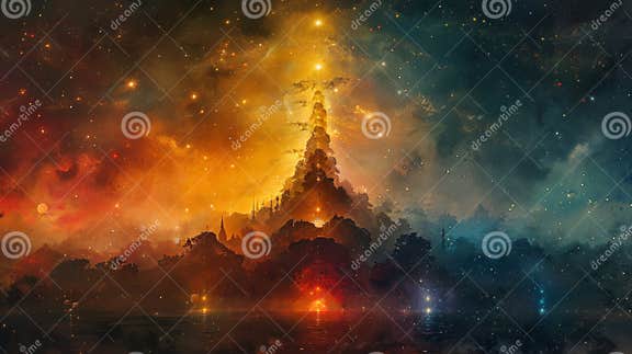 A Representation of the Universal Life Force with Each Layer ...