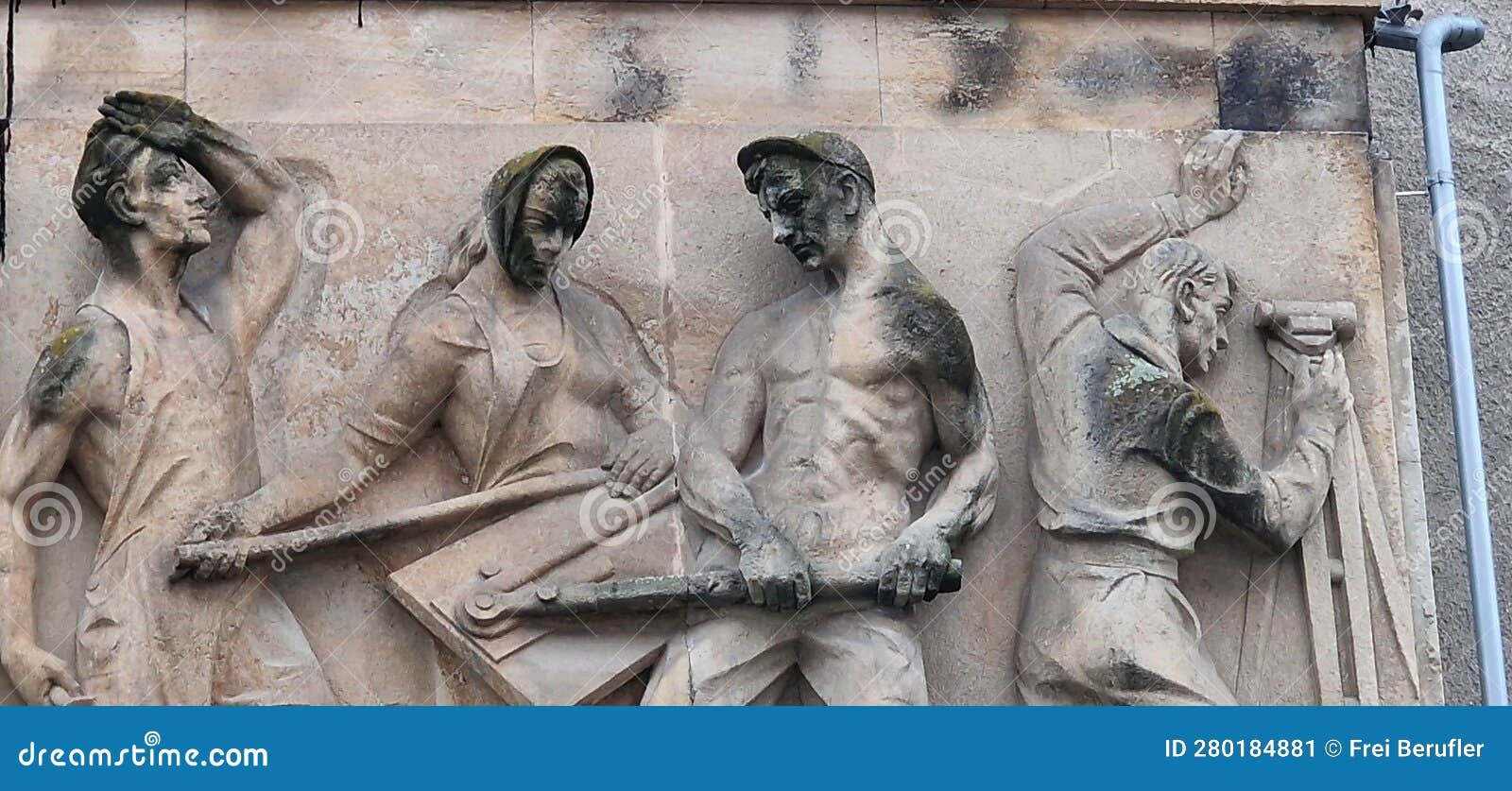 Representation of Working People in Germany Stock Image - Image of ...