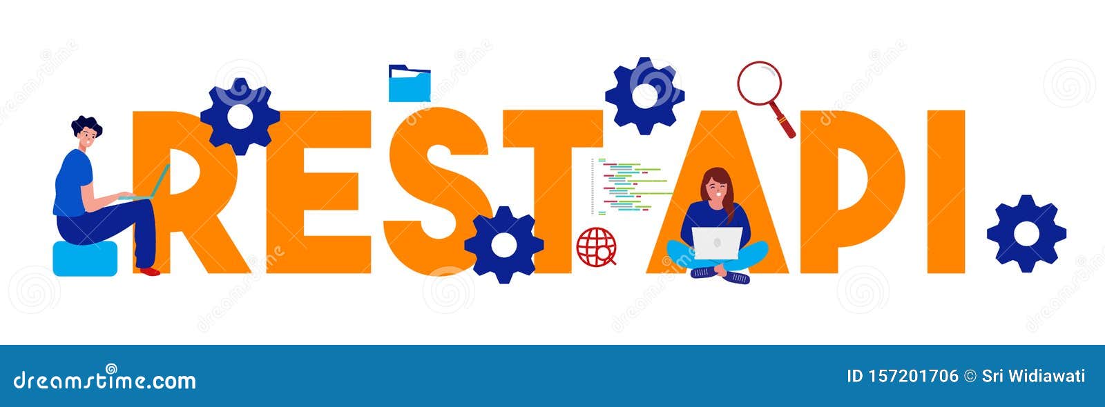 Representational State Transfer Rest Api Application Program Interface Words Large Text