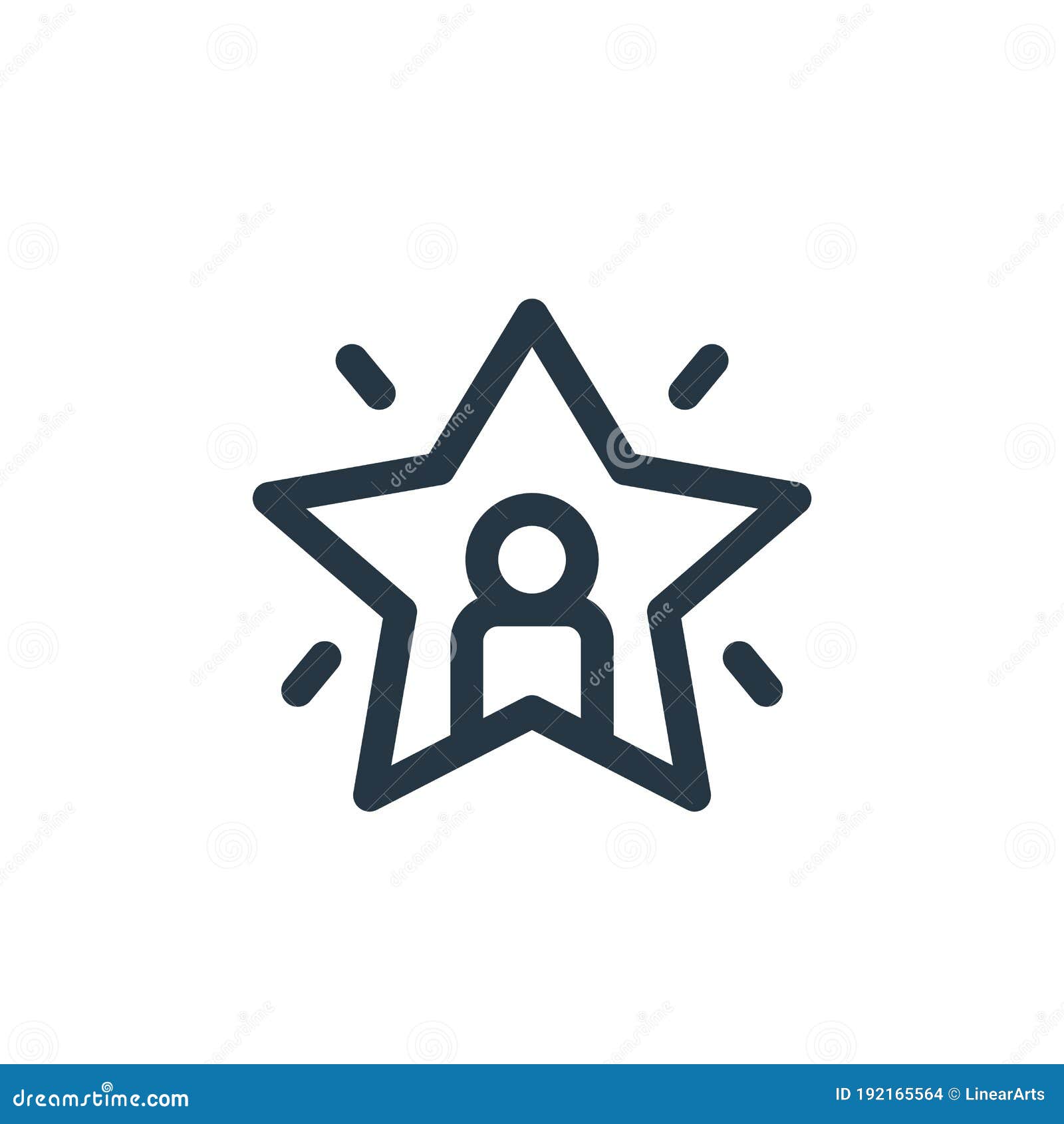 Representative Icon Vector from Voting Elections Concept. Thin Line ...