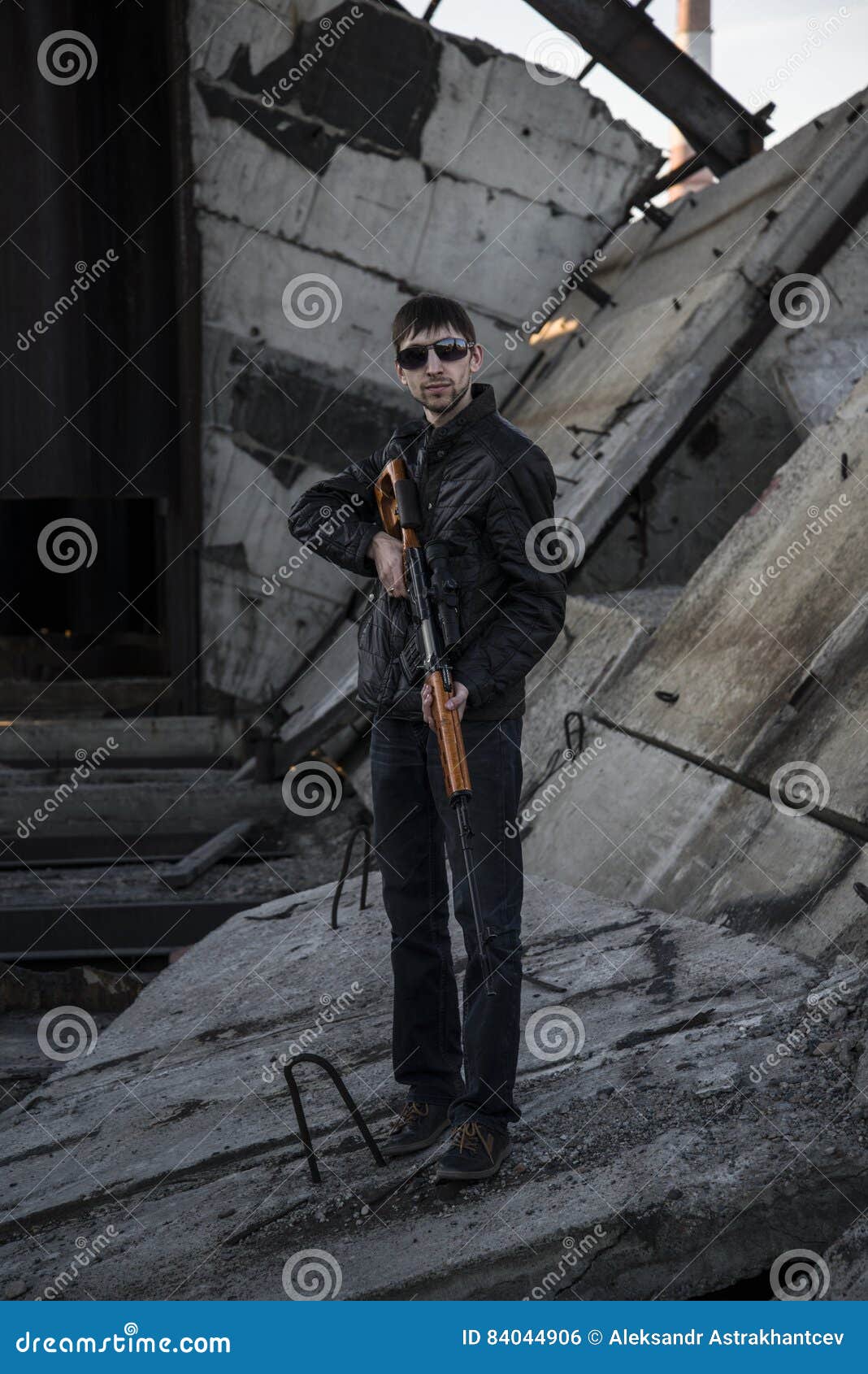 The Representative of the Russian Mafia, Young Thug. Stock Photo ...