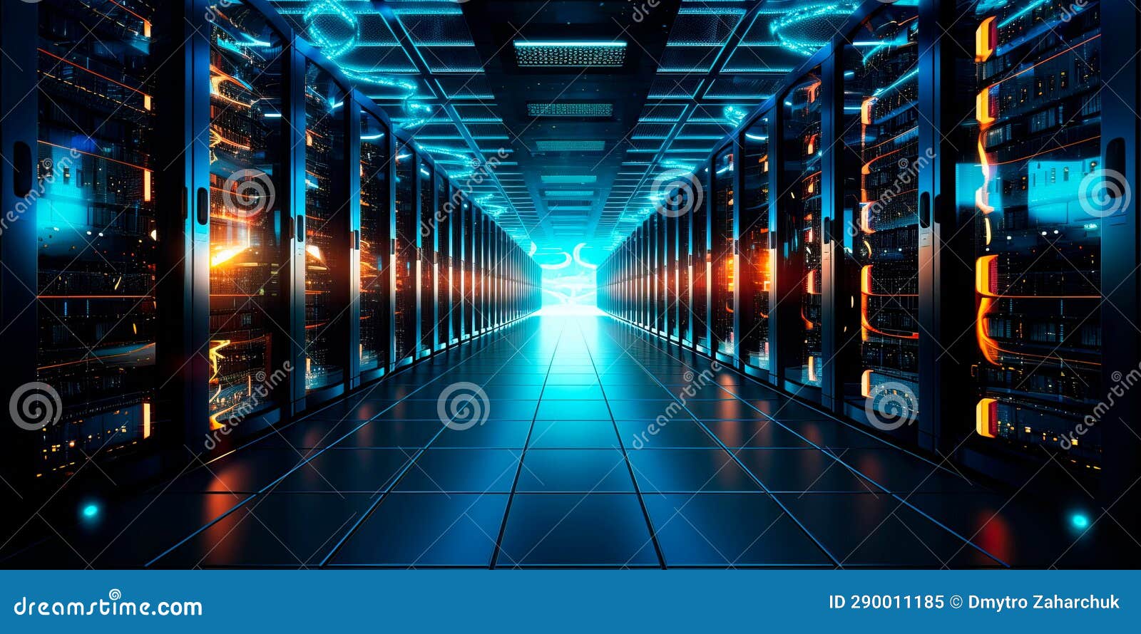 Representing the Data Centers that Power the Digital World, with Rows ...