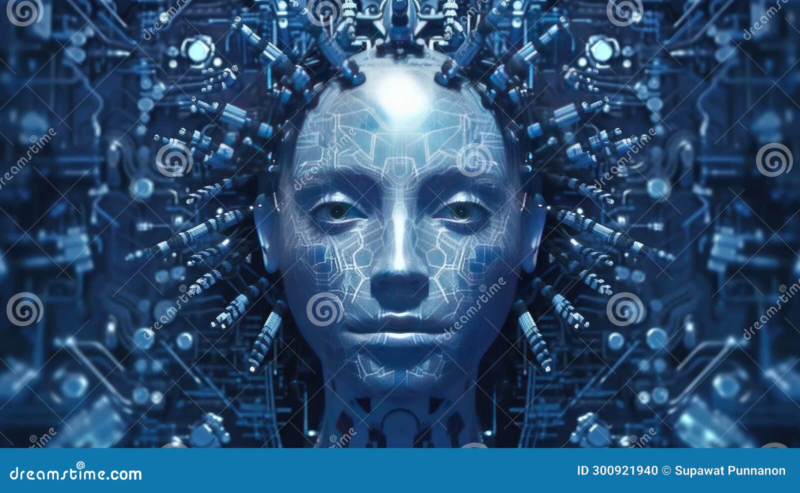 , Representing Futuristic Technology and Artificial Intelligence Stock ...