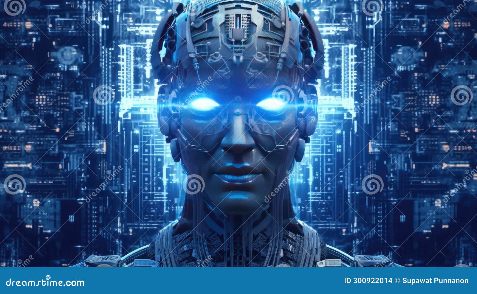 , Representing Futuristic Technology and Artificial Intelligence Stock ...