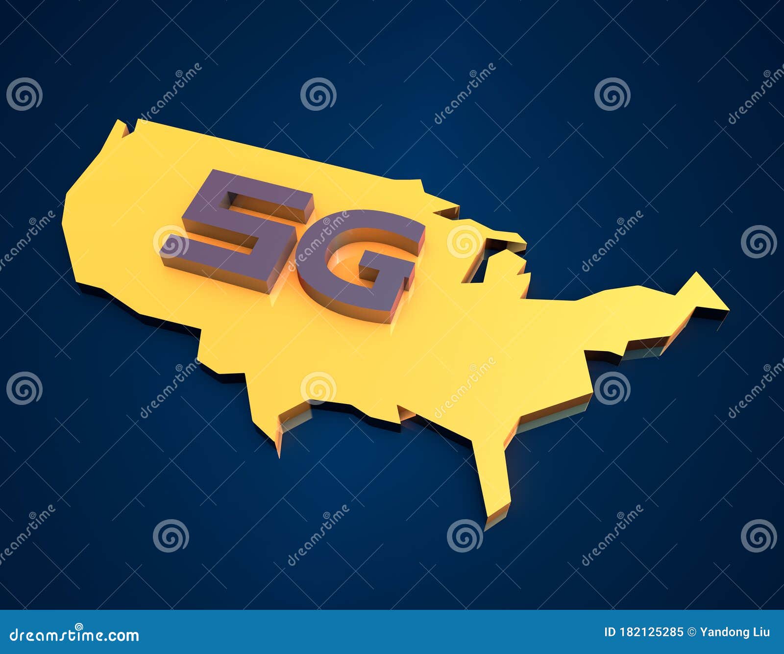 Map of the United States and 5G, 5G Network and Signal Coverage in the ...