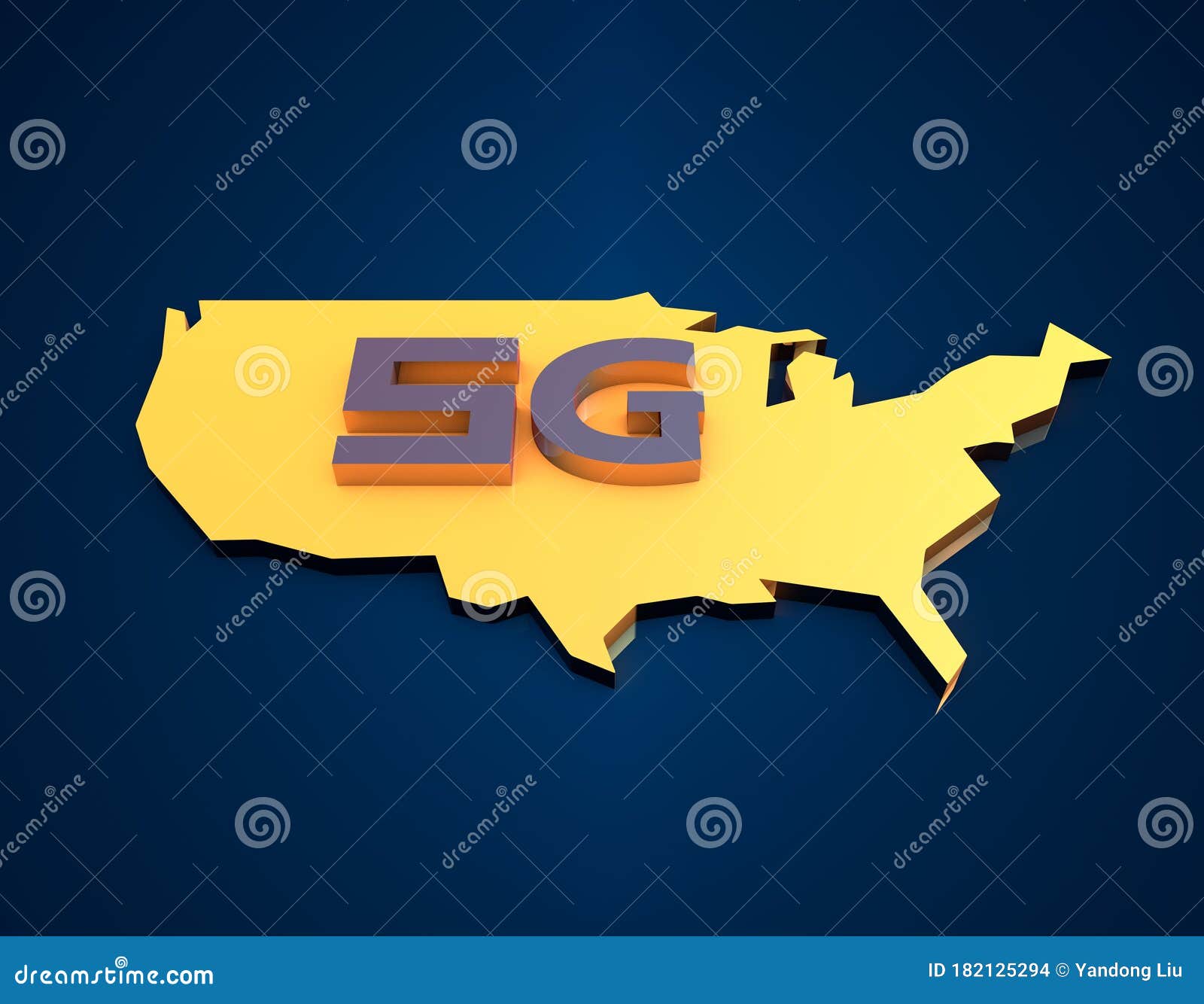 Map of the United States and 5G, 5G Network and Signal Coverage in the ...