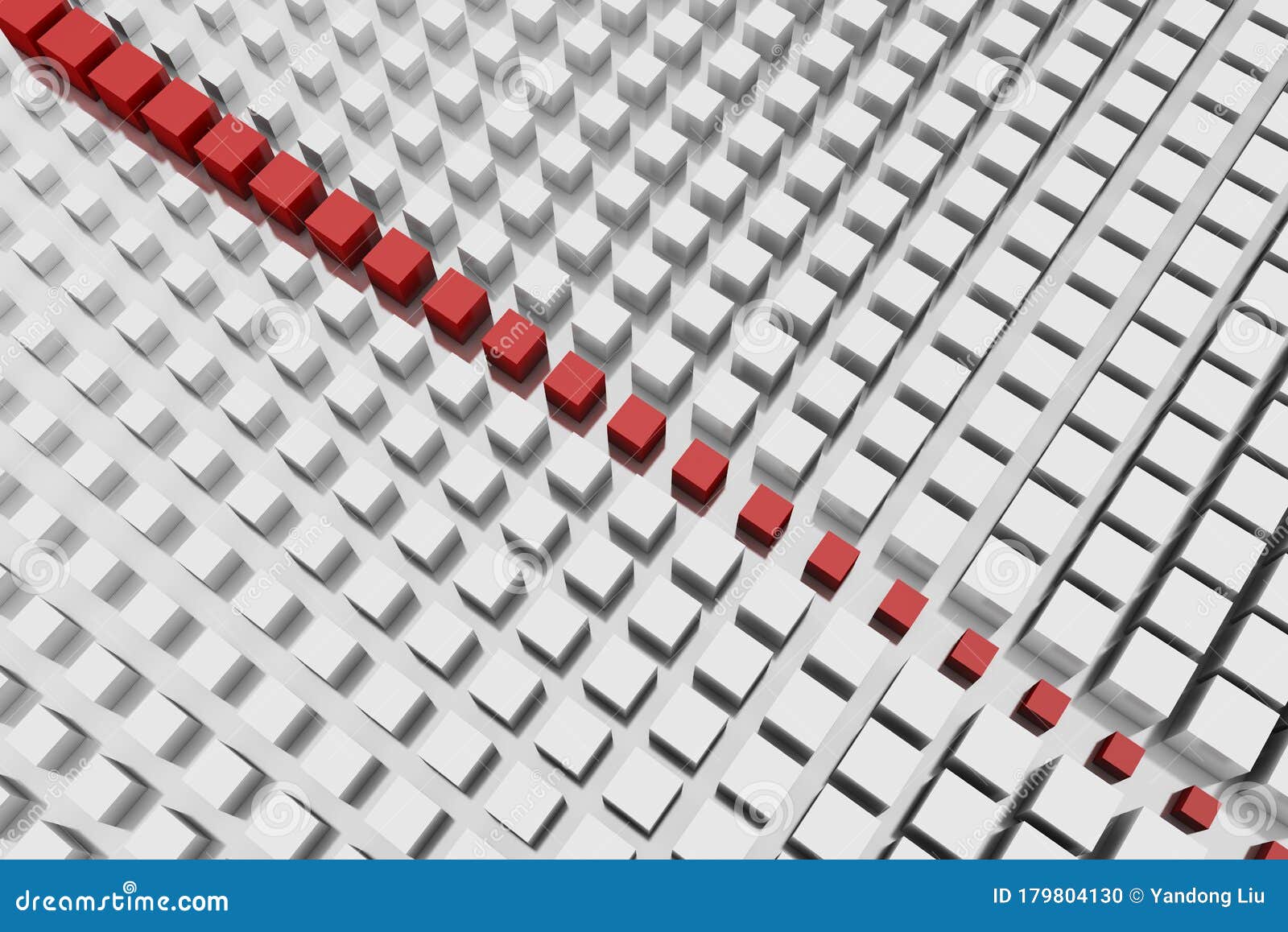 Different Cubes, Different and Individual Stock Illustration ...