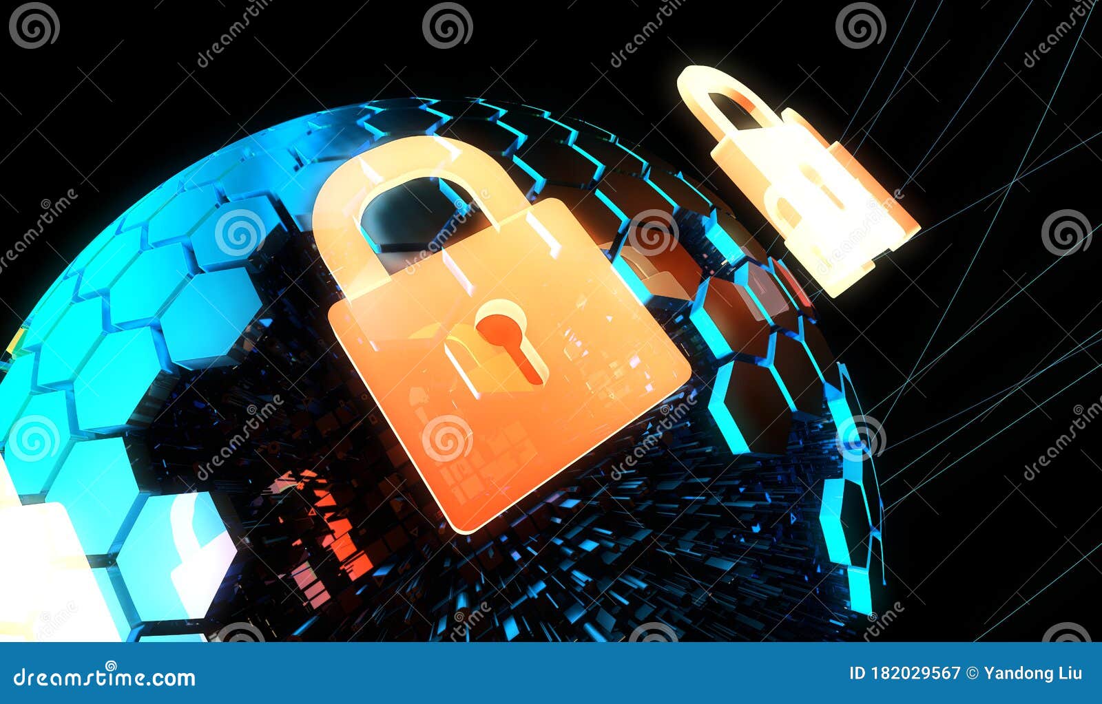 Technology Earth and Network Security Protection, Intelligent Network ...