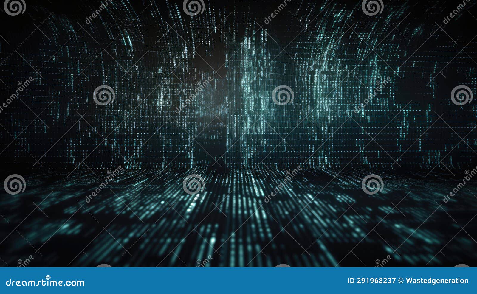 Abstract Digital Binary Code Background, the Language of the Digital ...