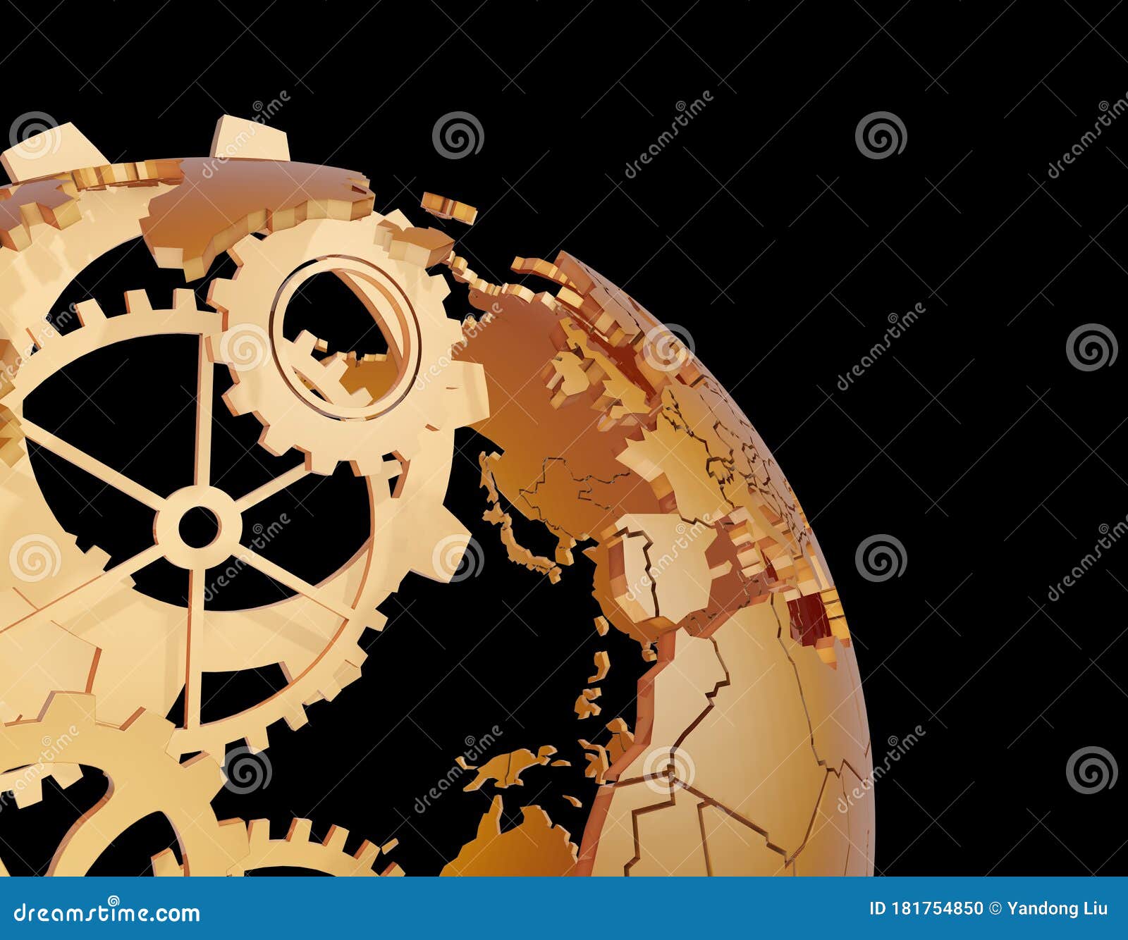 Technological Earth and Gears, Mechanical Devices, Global Cooperation ...