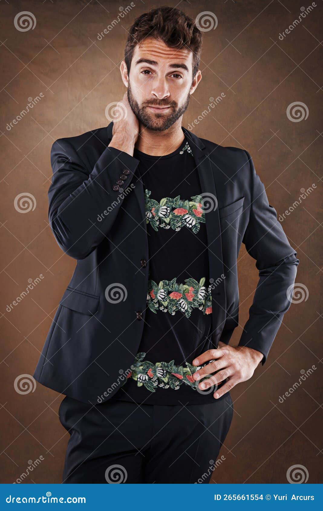 He Represents the Perfect Example of Modern Elegance. Studio Shot of a ...