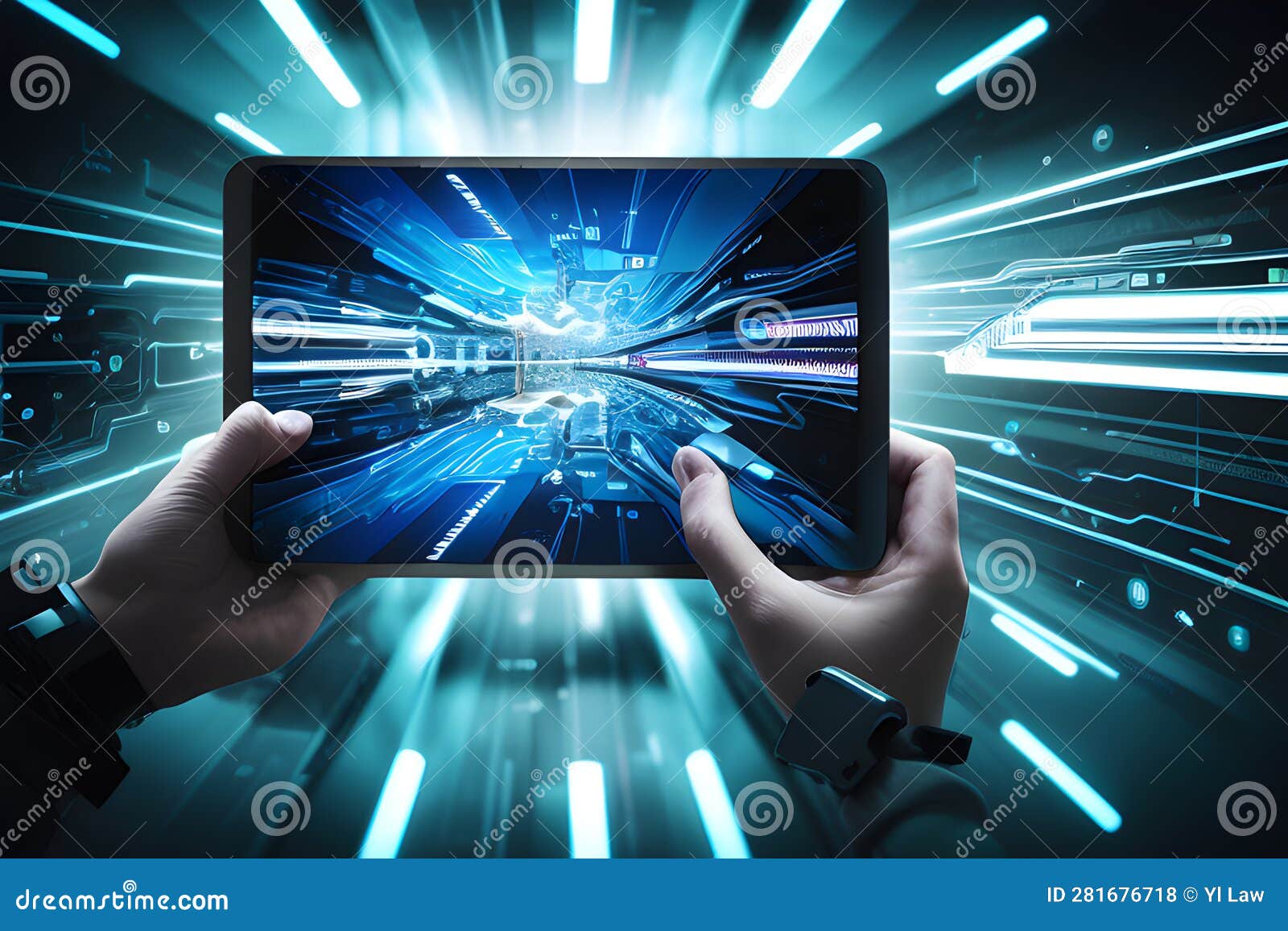 A Represents the Theme of Technology Editorial Stock Photo - Image of ...