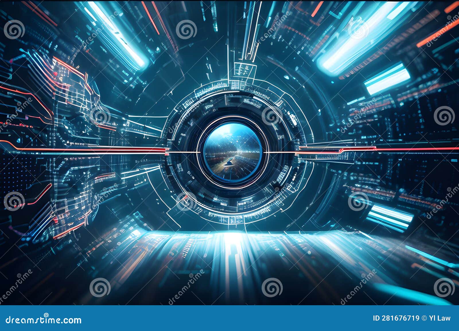 A Represents the Theme of Technology Editorial Stock Image - Image of ...