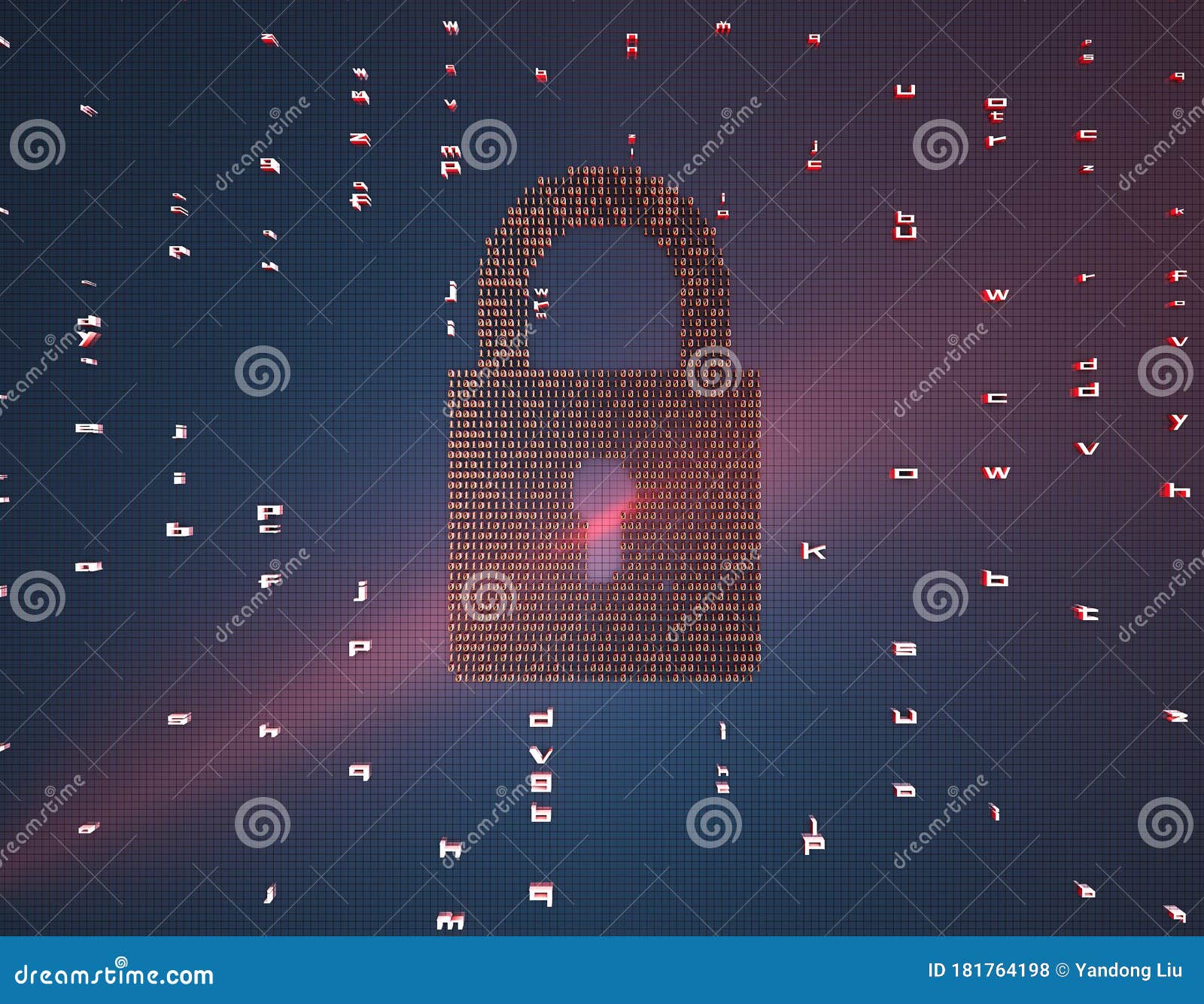 Binary Code Lock, Network Data Transmission, Program Core and Network ...