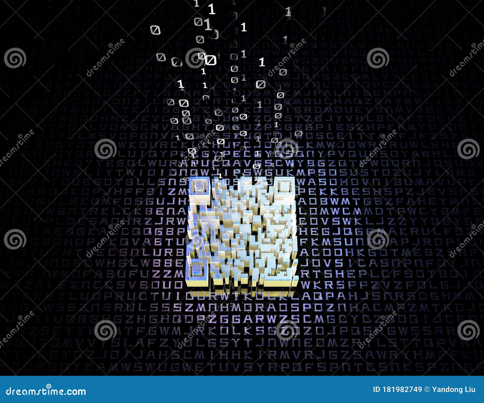 Technology QR Code Data Transmission and Storage, Information ...