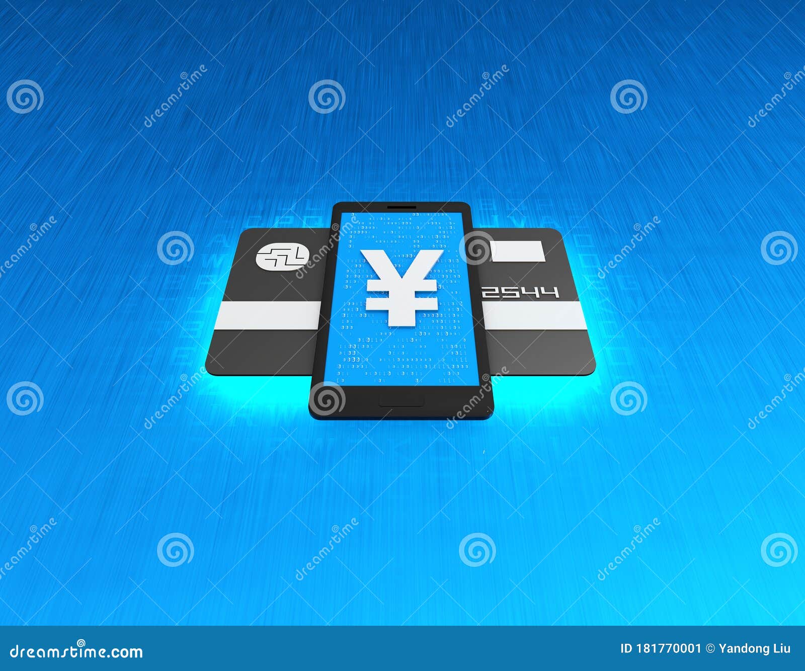 Mobile Phone and RMB Bank Card, Mobile Wireless Payment Technology and ...