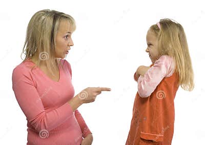 Reprimand stock image. Image of girl, furious, adult, parent - 2229751