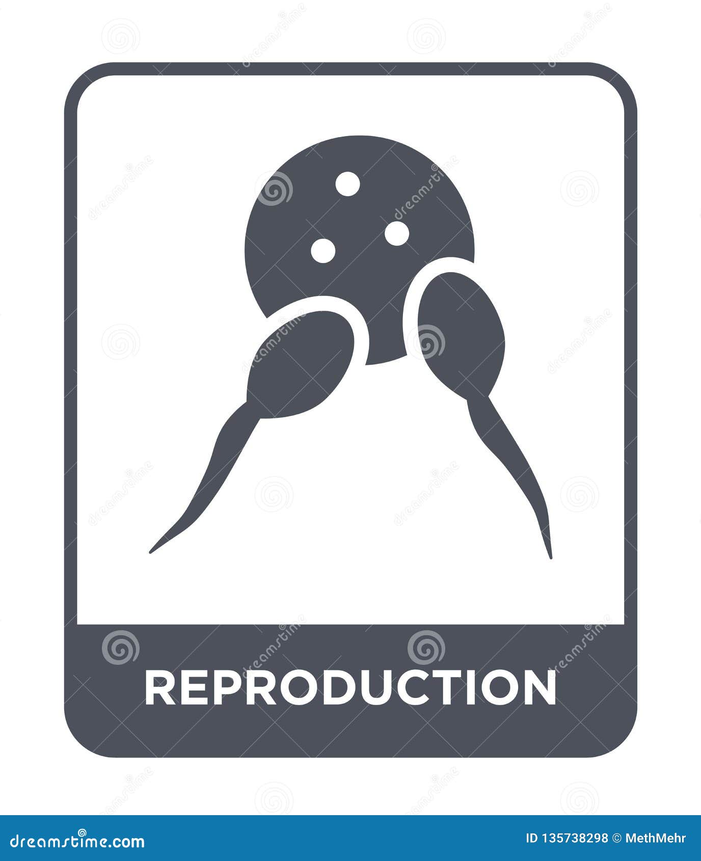 Reproduction Icon in Trendy Design Style. Reproduction Icon Isolated on ... Reproduction Icon in Trendy Design Style. Reproduction Icon Isolated on ...