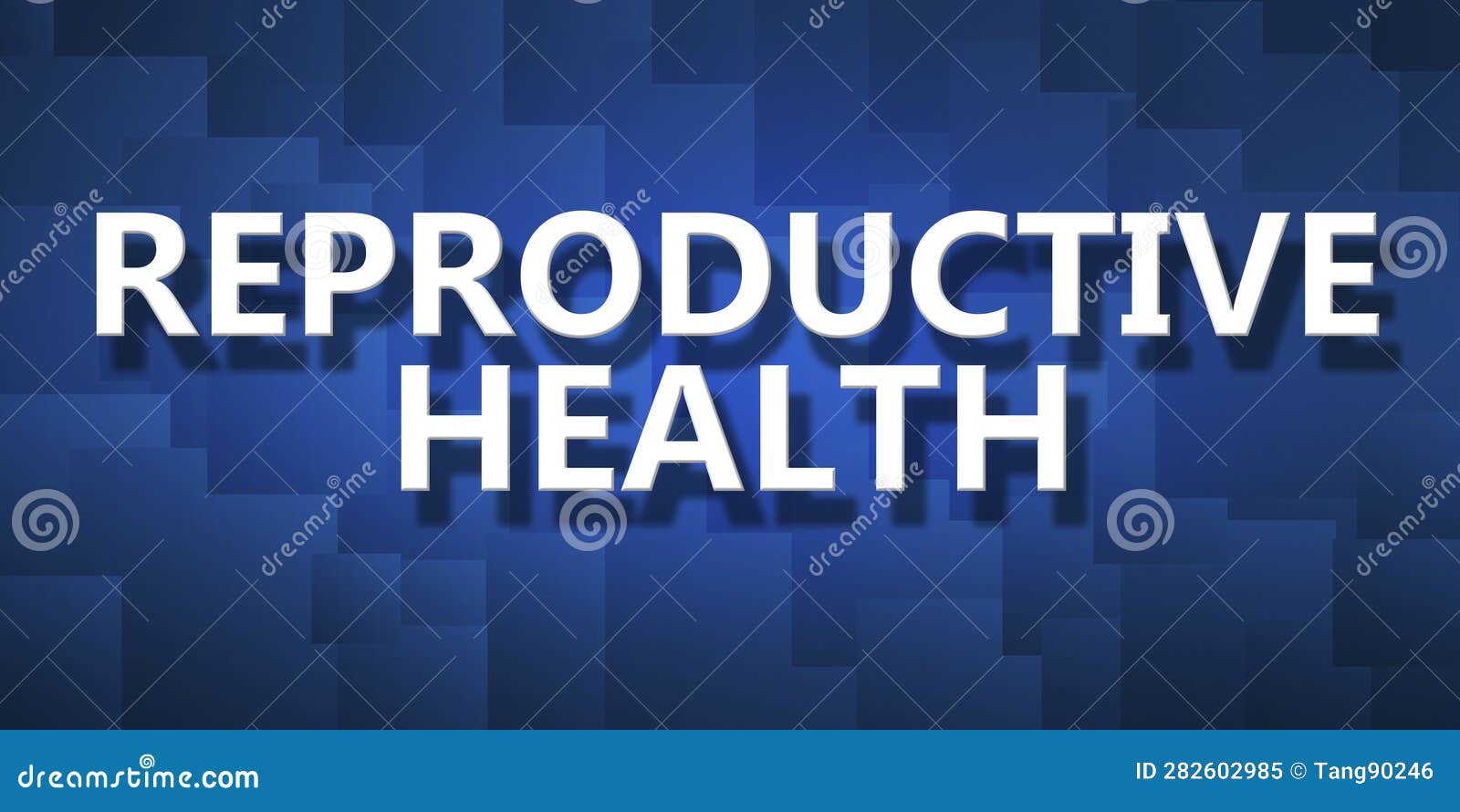 Reproductive Health Word on Pixelated Background Stock Illustration ...