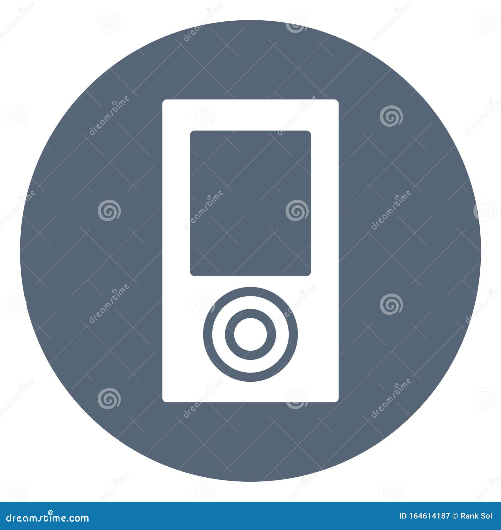 Reproductor Multimedia Icono De Vector Aislado Totalmente Editable ...