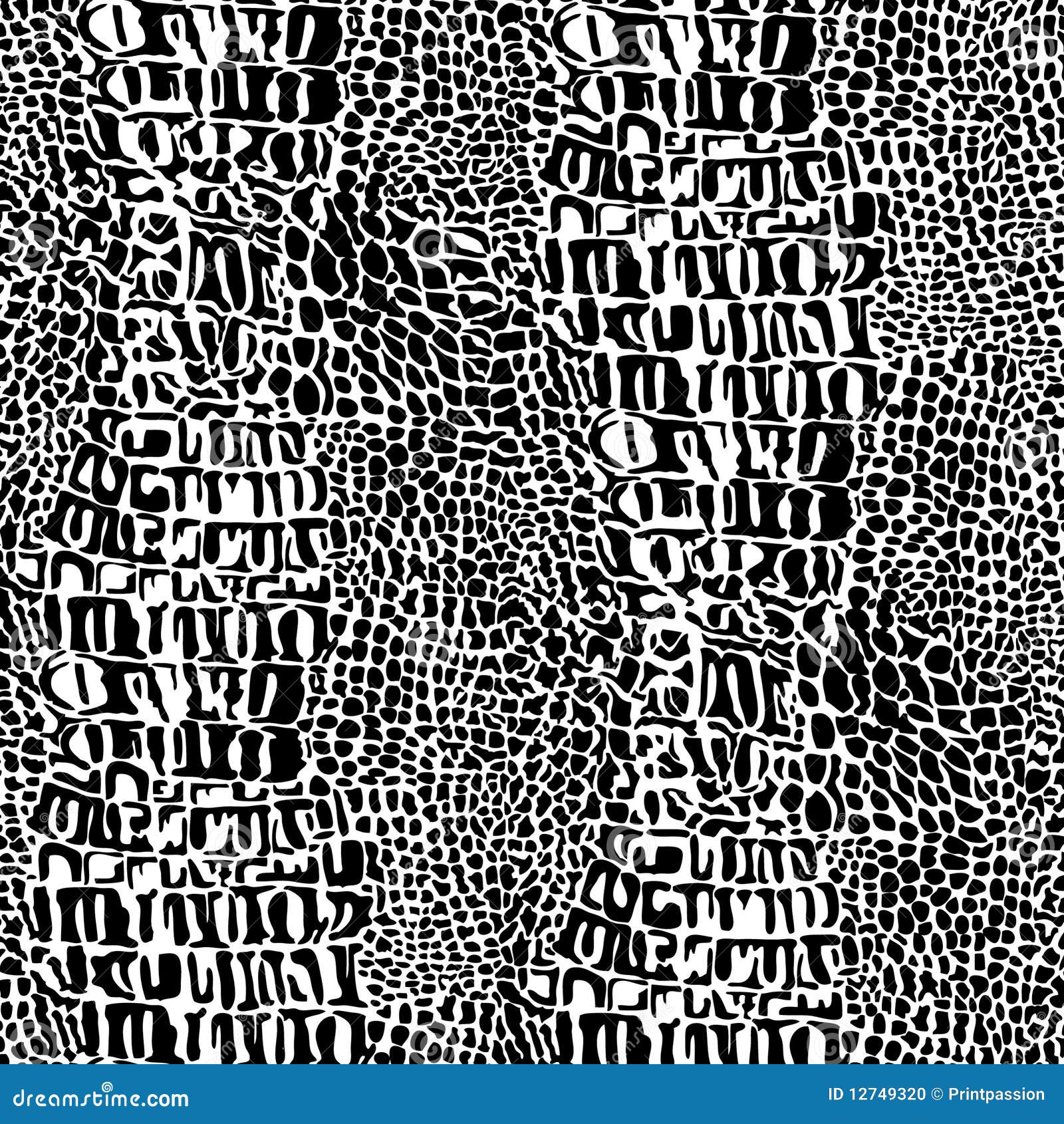 Reptile Crocodile Skin Vector Illustration | CartoonDealer.com #12749320