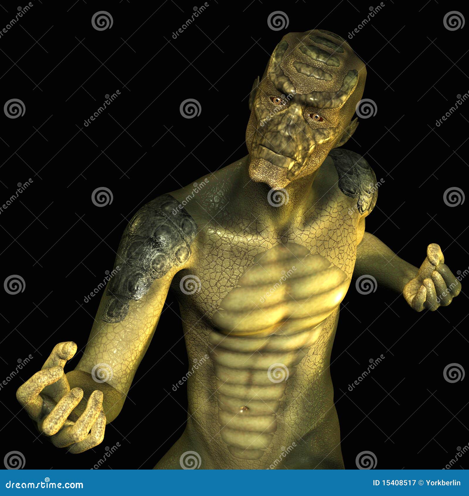 Reptile Man Stock Image | CartoonDealer.com #15408517