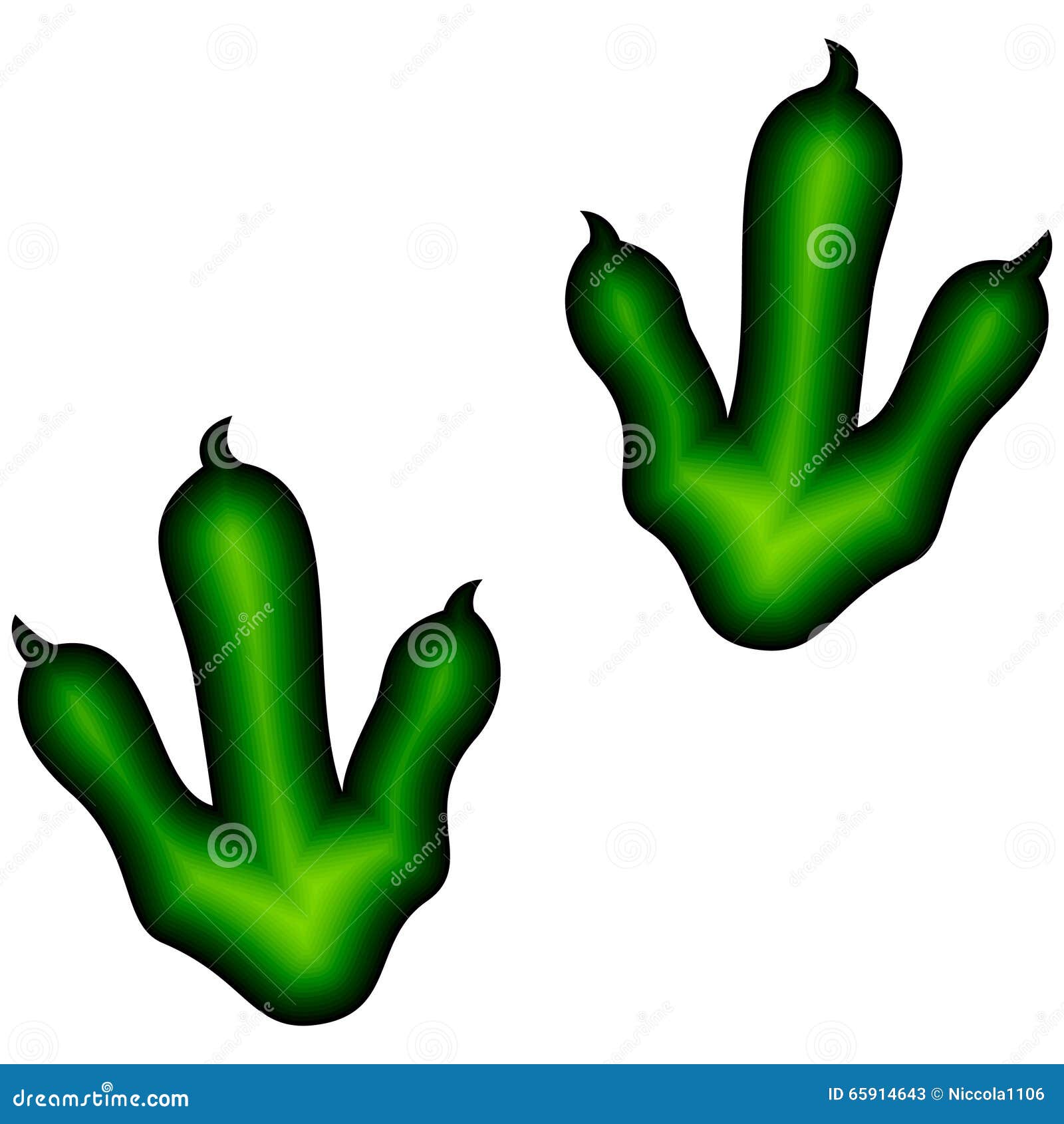 Reptile Paw stock vector. Illustration of gigantic, advertising - 65914643