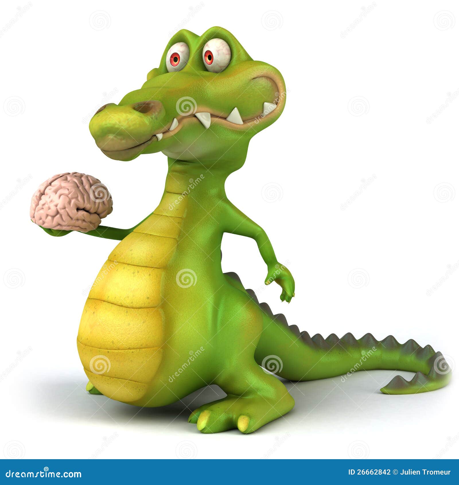 Reptilian brain stock illustration. Illustration of tooth - 26662842