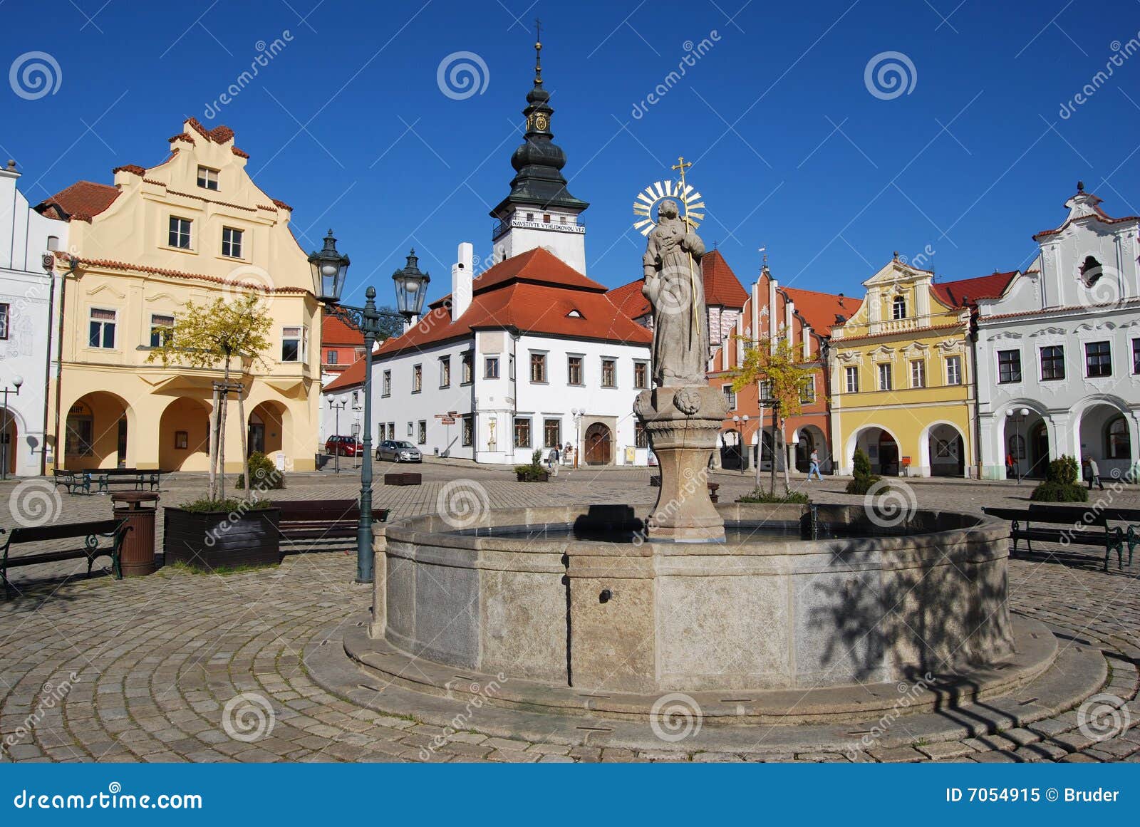 Repubblica ceca, Pelhrimov immagine stock. Immagine di corsa - 7054915