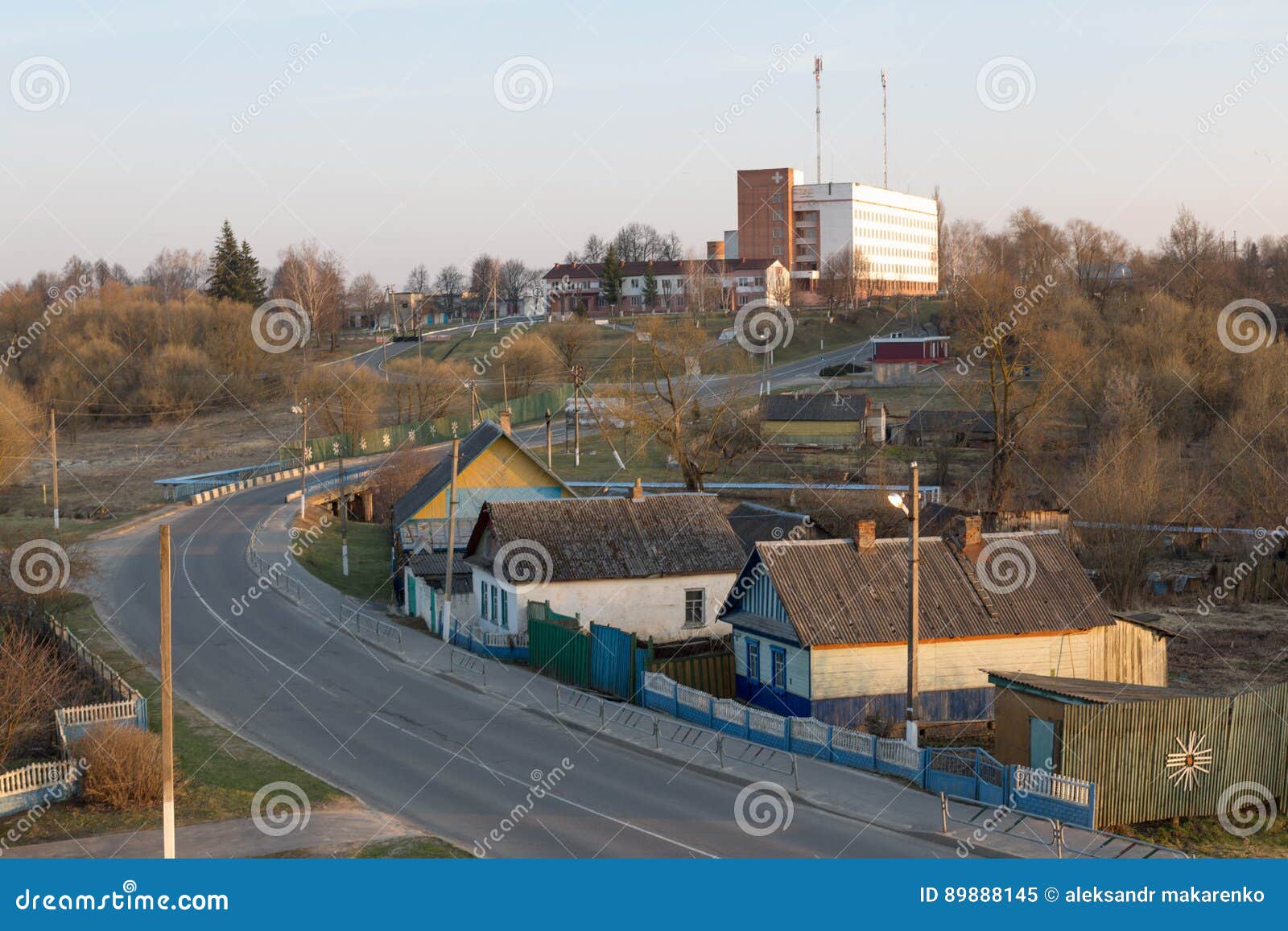 Republic of Belarus, Gomel Region, Town of Korma. Stock Image - Image ...