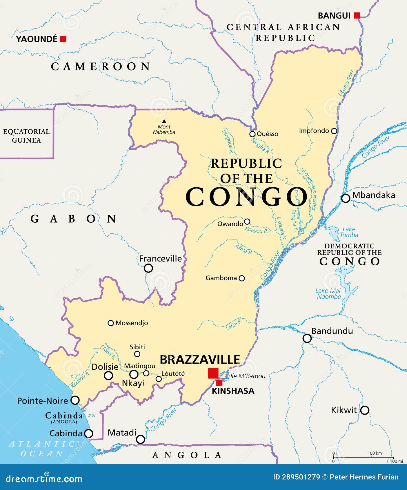 congo on top of us map