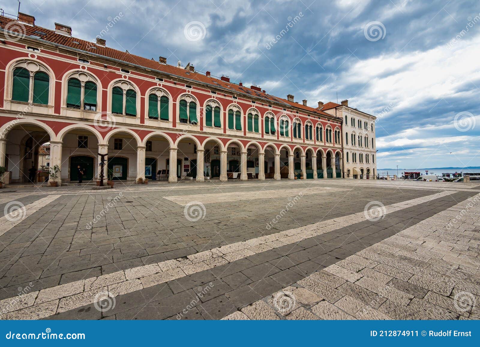 Republic of Croatia Square, Also Known As Prokurative in Split, Croatia ...