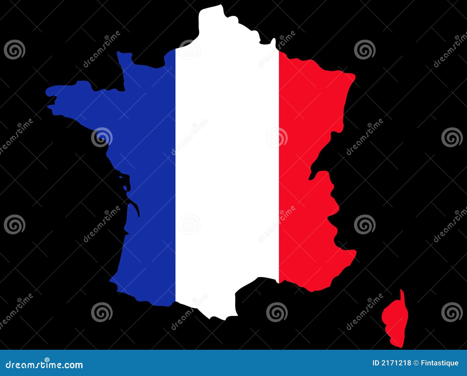 Republic of France map stock vector. Illustration of country - 2171218