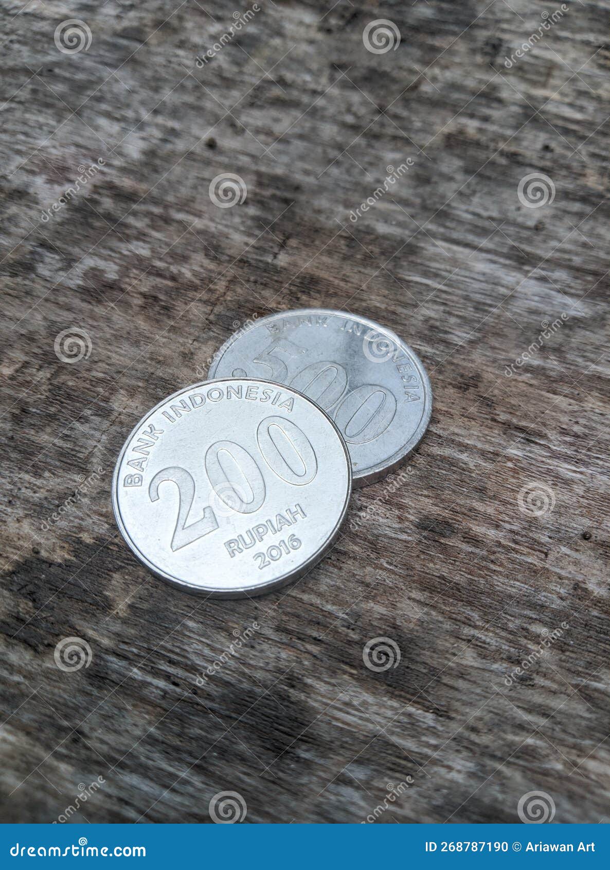 Republic of Indonesia 200 Rupiah Coins, Coins from the Republic of ...