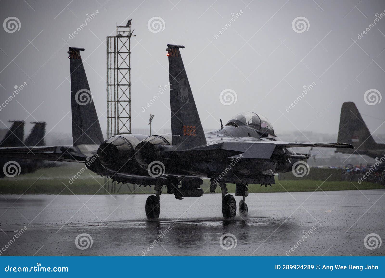 McDonnell Douglas F-15SG F-15E Strike Eagle Fighter Plane Takeoff in ... McDonnell Douglas F-15SG F-15E Strike Eagle Fighter Plane Takeoff in ...